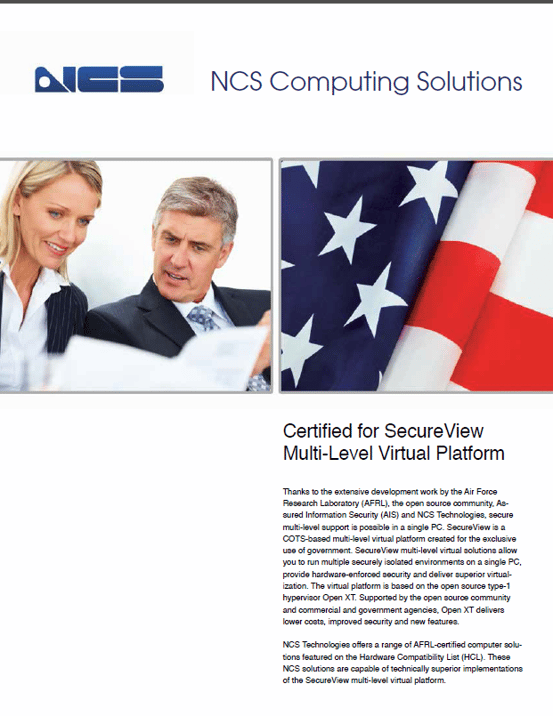 Multi-Level computing environments: SecureView